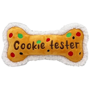 Cookie Tester Bone Plush Toy – The Barkery Long Island